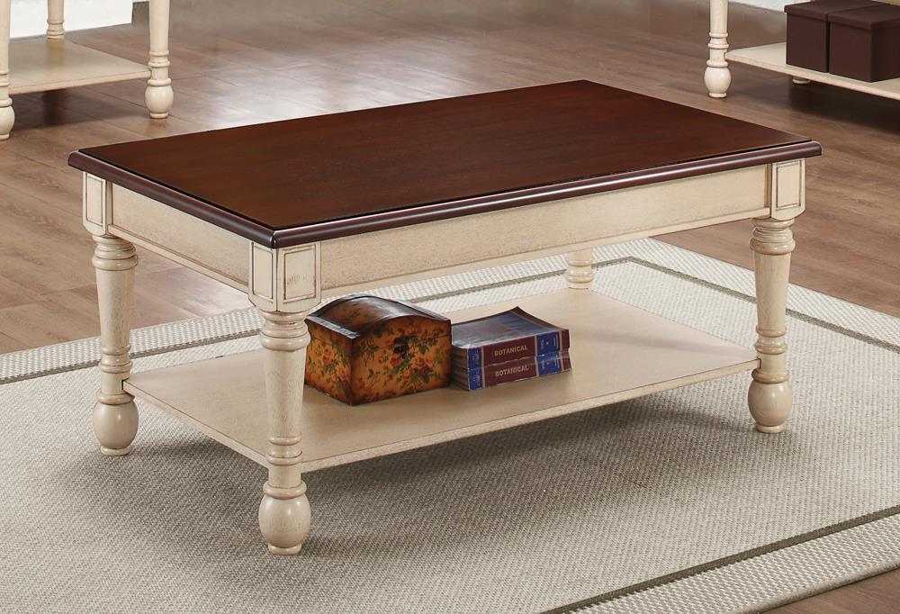 Rectangular Coffee Table - Brown – Washburn's Home Furnishings