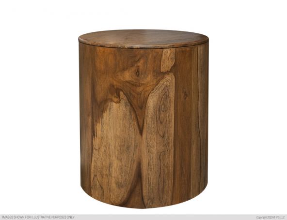 IFD Balam Mango and Teak Chairside Table – Washburn's Home Furnishings