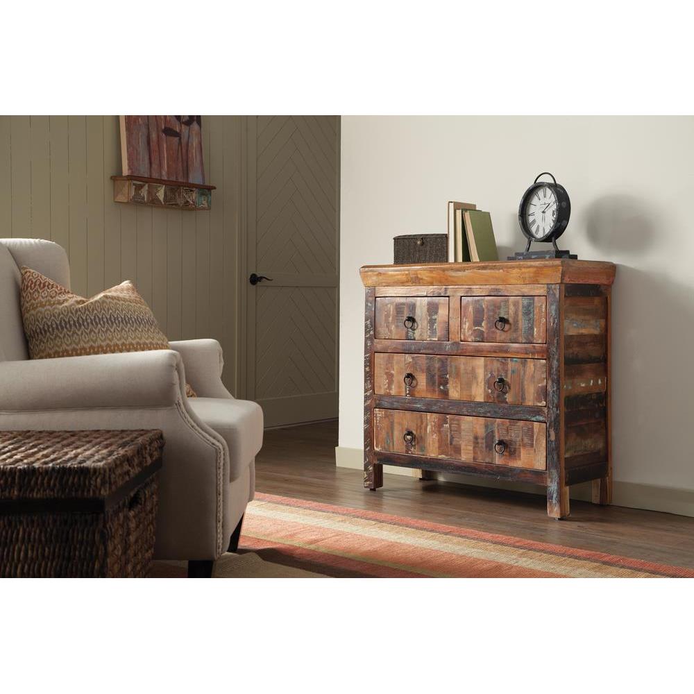 4-drawer Accent Cabinet - Brown – Washburn's Home Furnishings