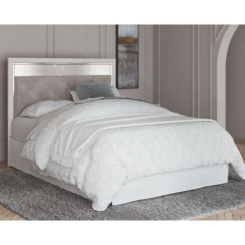 Altyra - White - Queen Uph Panel Headboard – Washburn's Home Furnishings