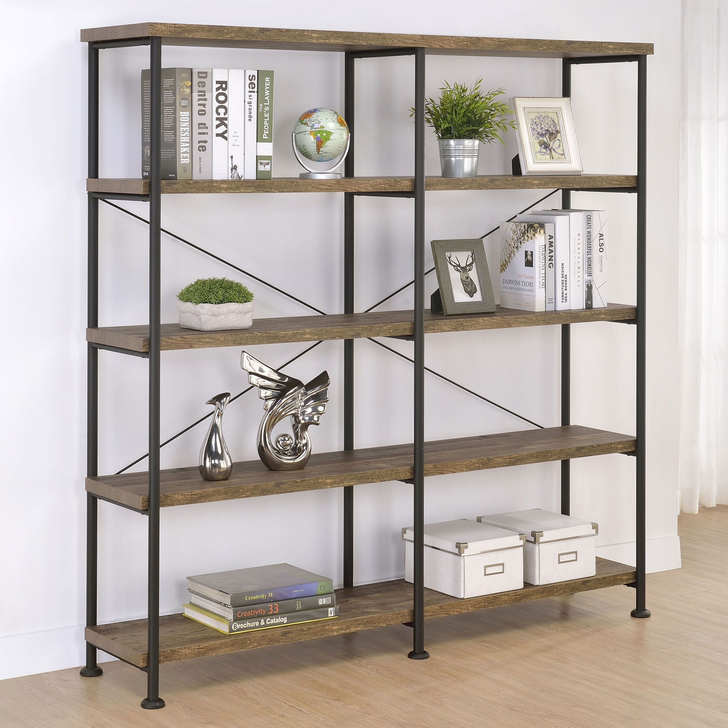 Analiese - Bookcase - Brown – Washburn's Home Furnishings