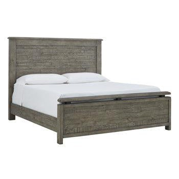 Brennagan - Gray - Cal King Panel Rails – Washburn's Home Furnishings