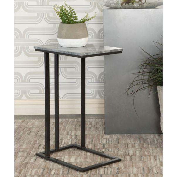 C-shape Accent Table - Black – Washburn's Home Furnishings