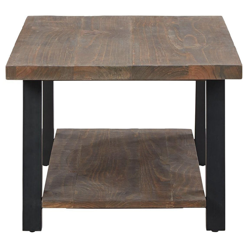 Chanzen - Brown/black - Rectangular Cocktail Table – Washburn's Home Furnishings