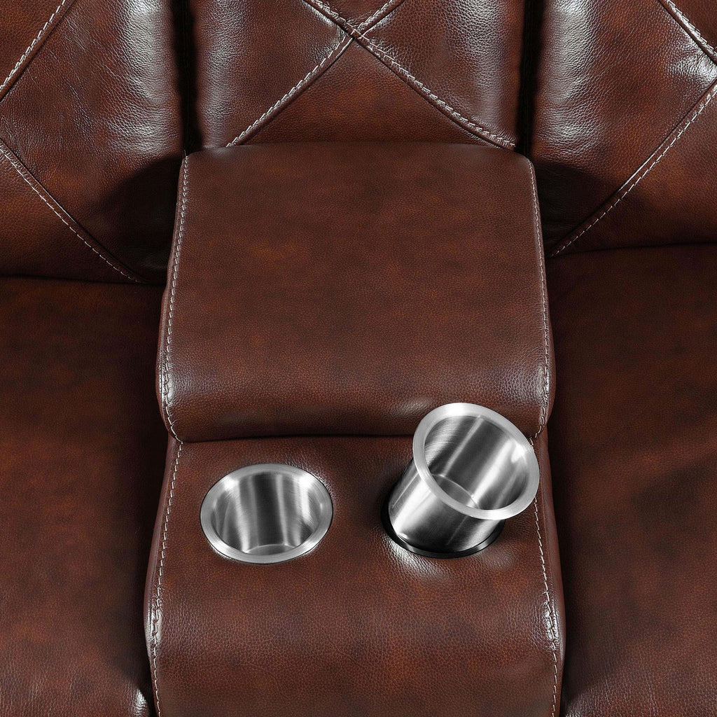 Chester - Power Reclining Loveseat - Brown – Washburn's Home Furnishings