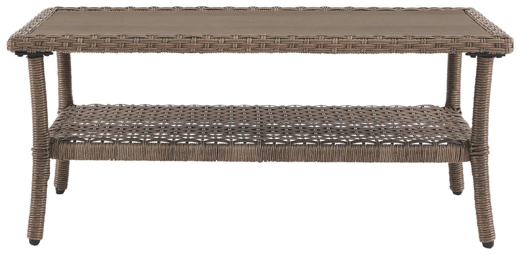 Clear Ridge - Light Brown - Rectangular Cocktail Table – Washburn's ...