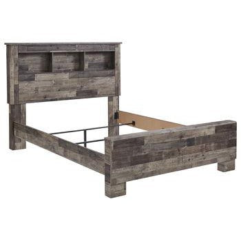 Derekson - Multi Gray - Queen Panel Rails – Washburn's Home Furnishings