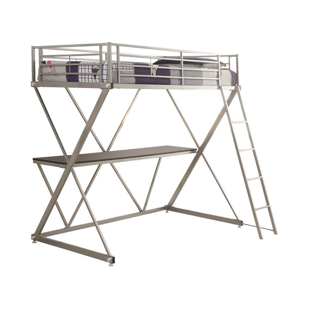 Hyde - Workstation Loft Bunk Bed - Twin Workstation Loft Bed – Washburn ...
