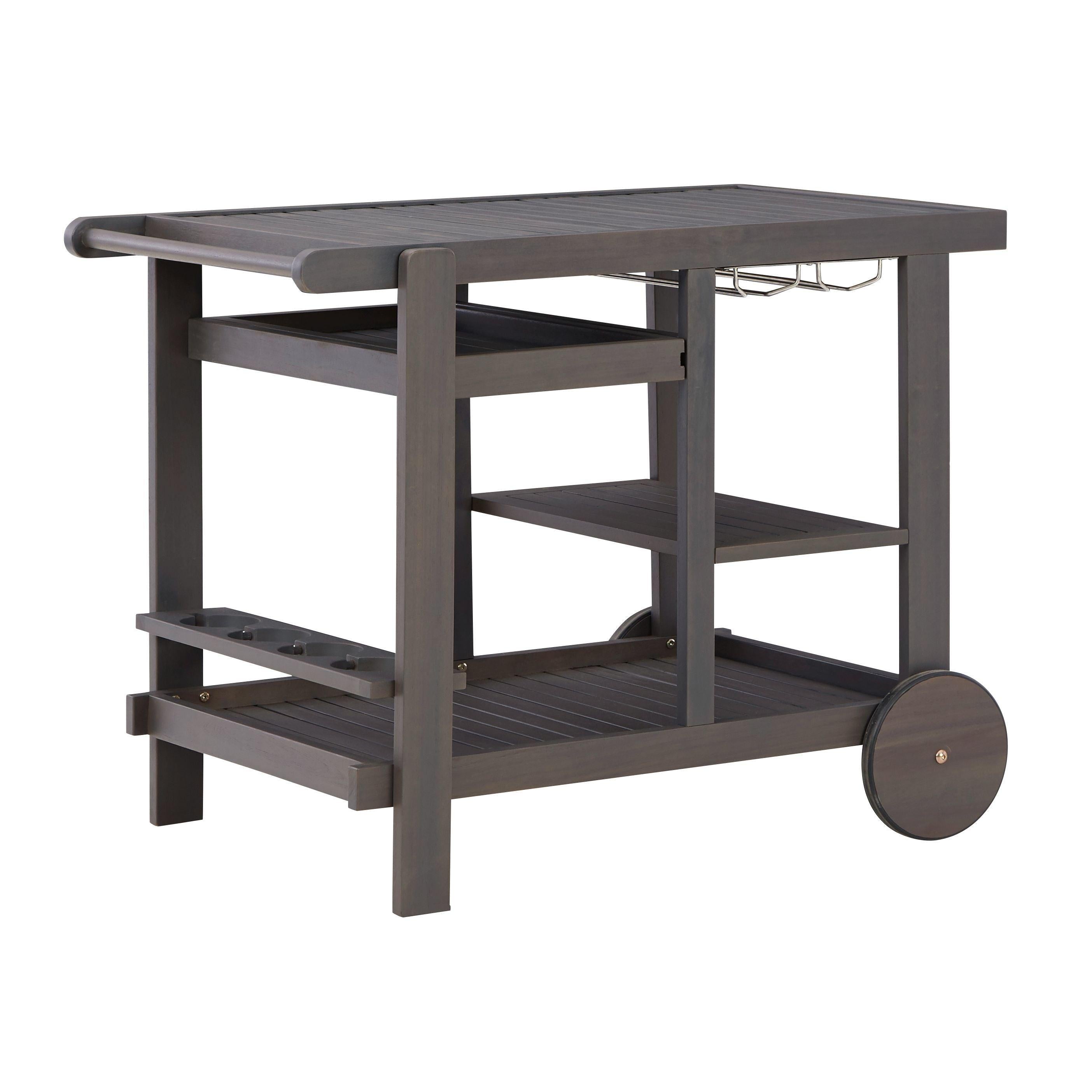 Kailani - Gray - Serving Cart – Washburn's Home Furnishings