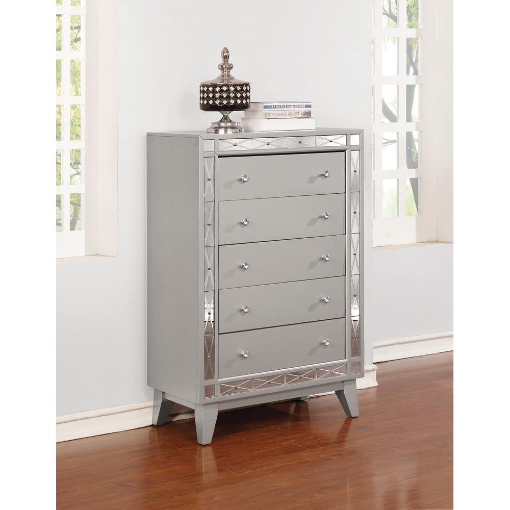 Leighton Collection - Silver - Chest – Washburn's Home Furnishings