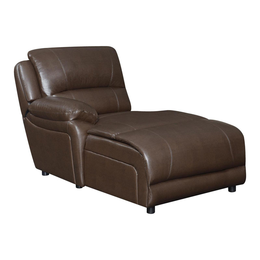 Mackenzie Motion Collection - 3 Pc Motion Sectional (2r) - Chestnut ...