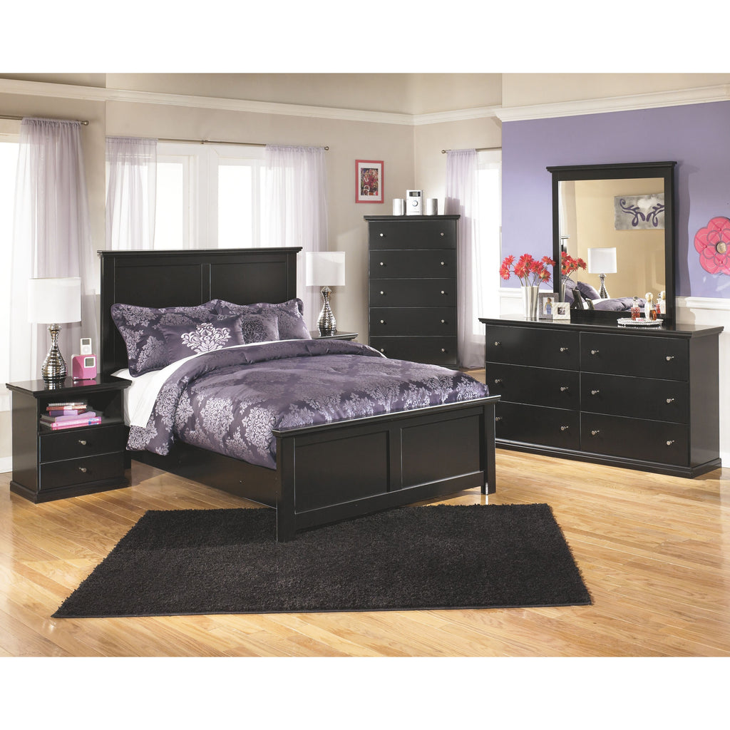 Maribel - Black - Full Panel Rails – Washburn's Home Furnishings