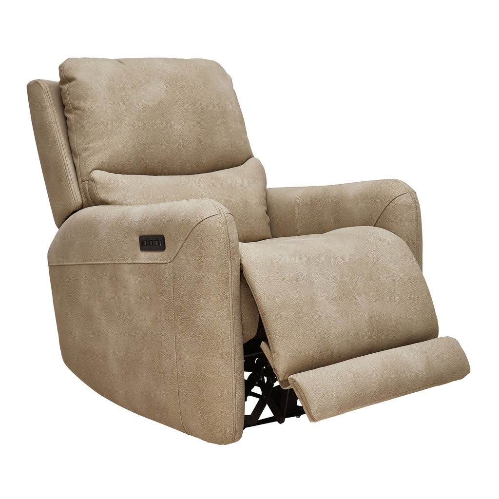 Next-gen - Sand - Zero Wall Power Recliner – Washburn's Home Furnishings