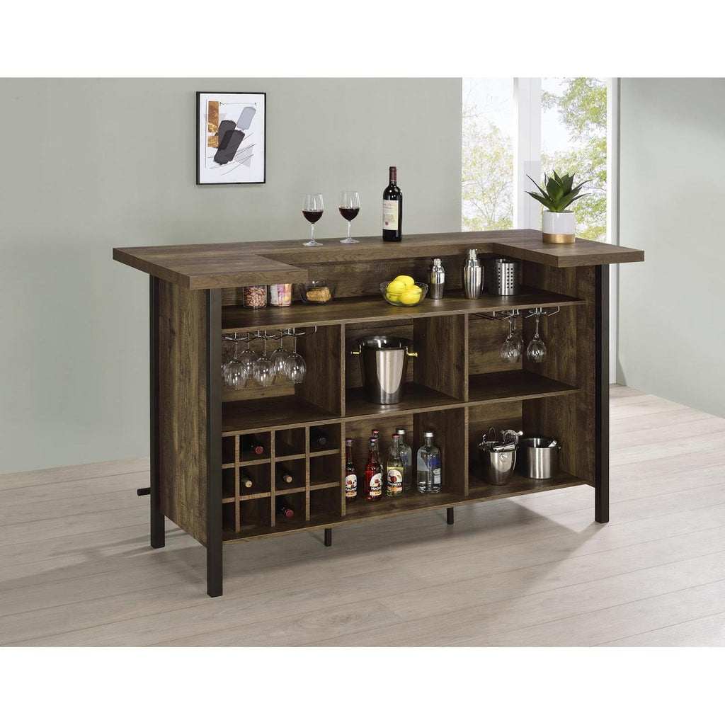 Rectangular Storage Bar Unit - Brown – Washburn's Home Furnishings
