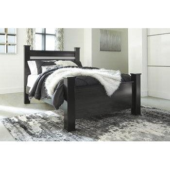 Starberry - Black - Queen Poster Rails – Washburn's Home Furnishings