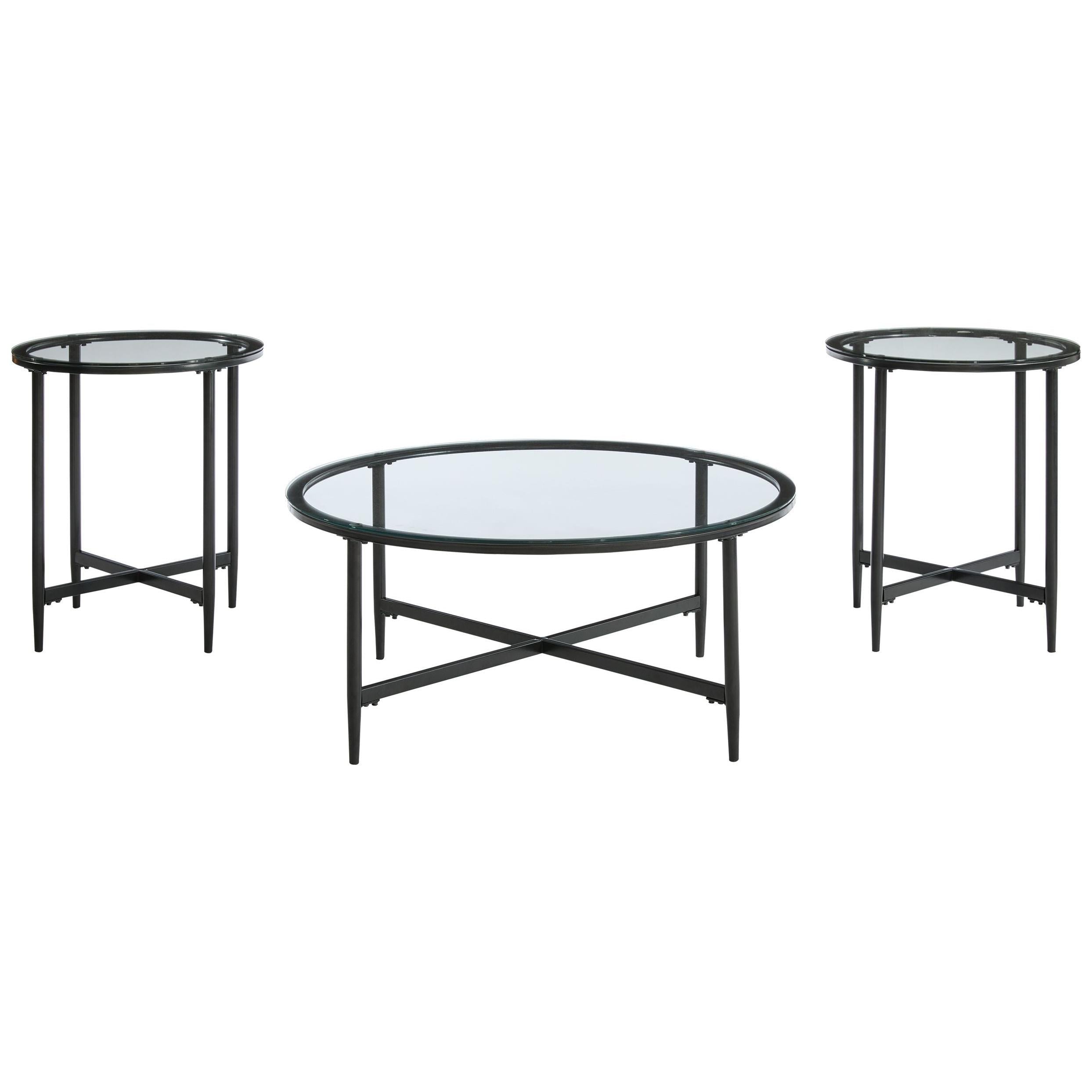 Stetzer - Black - Occasional Table Set (3/cn) – Washburn's Home Furnishings