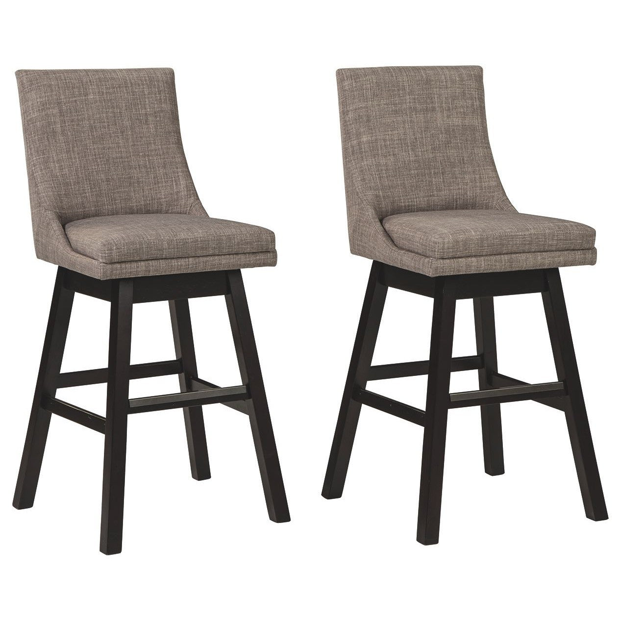 Tallenger Light Gray Bar Height Bar Stool Set Of 2 Washburn S