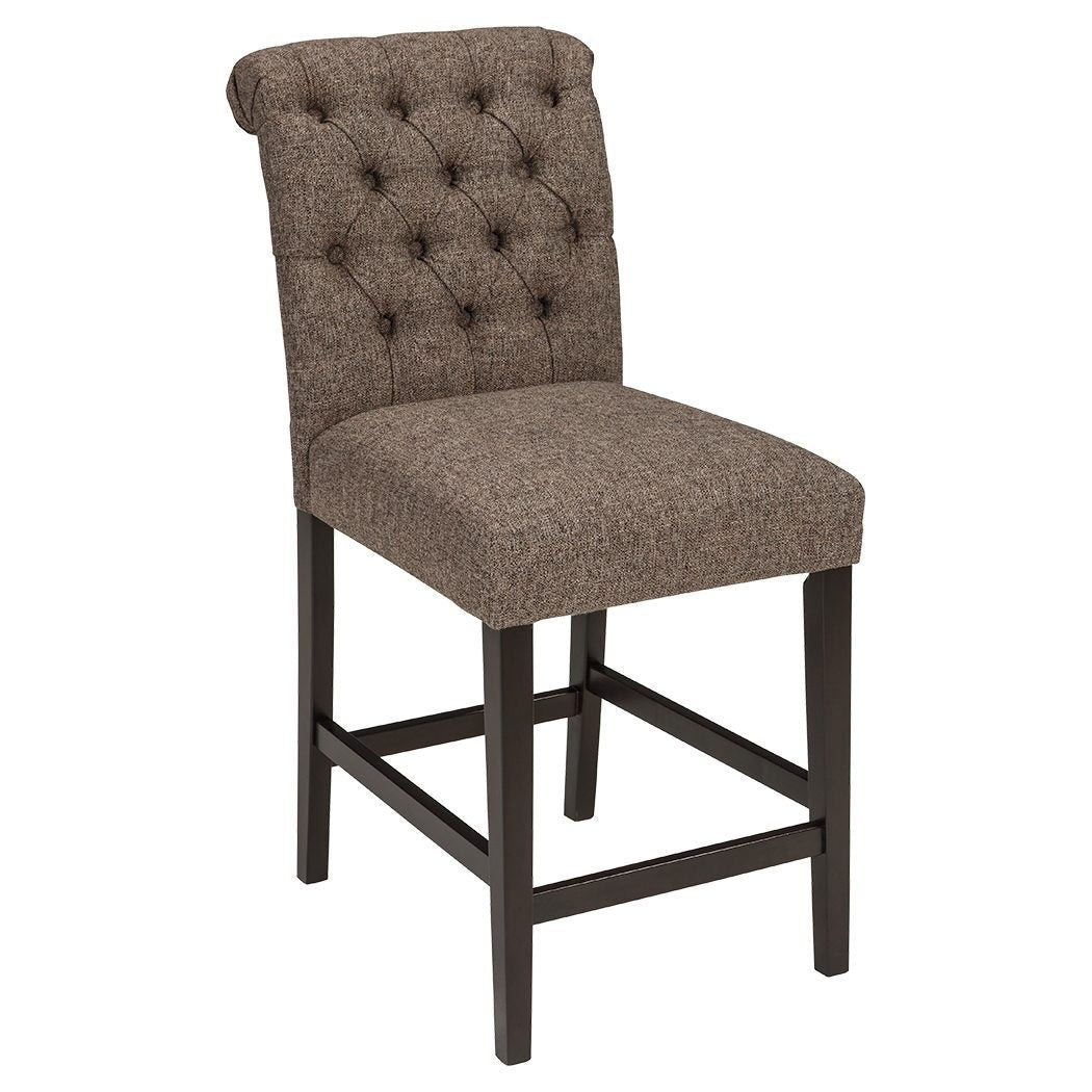 Tripton - Graphite - Upholstered Barstool (2/cn) – Washburn's Home ...