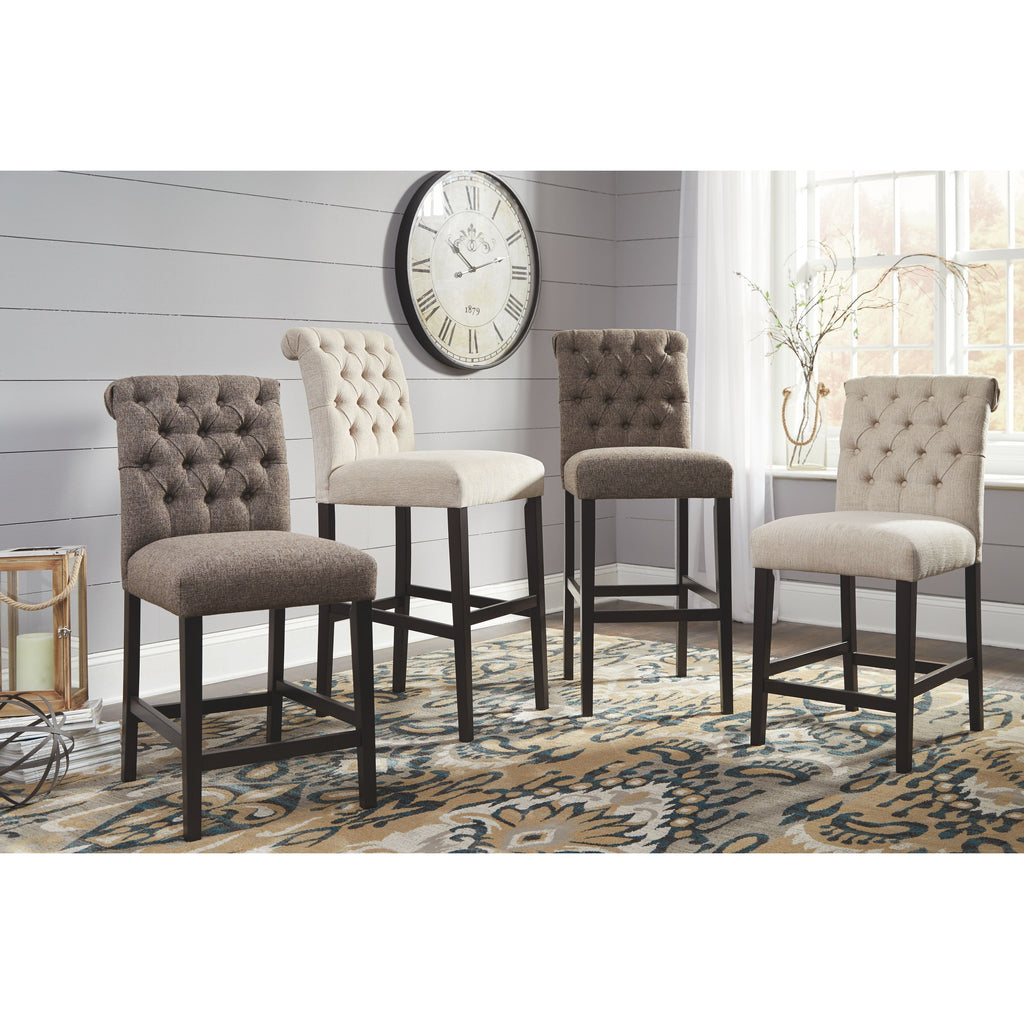 Tripton - Linen - Counter Height Barstool (set Of 2) – Washburn's Home ...
