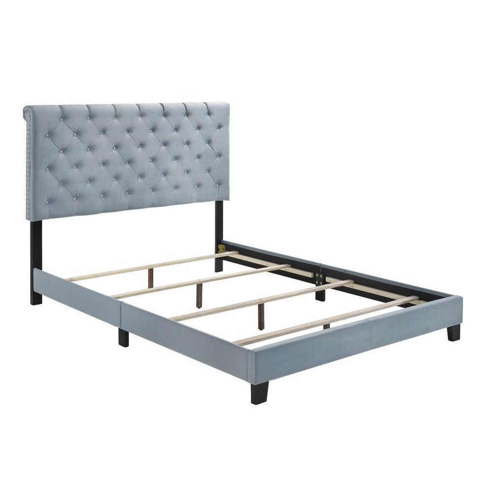 Warner Collection - Queen Bed - Light Blue – Washburn's Home Furnishings